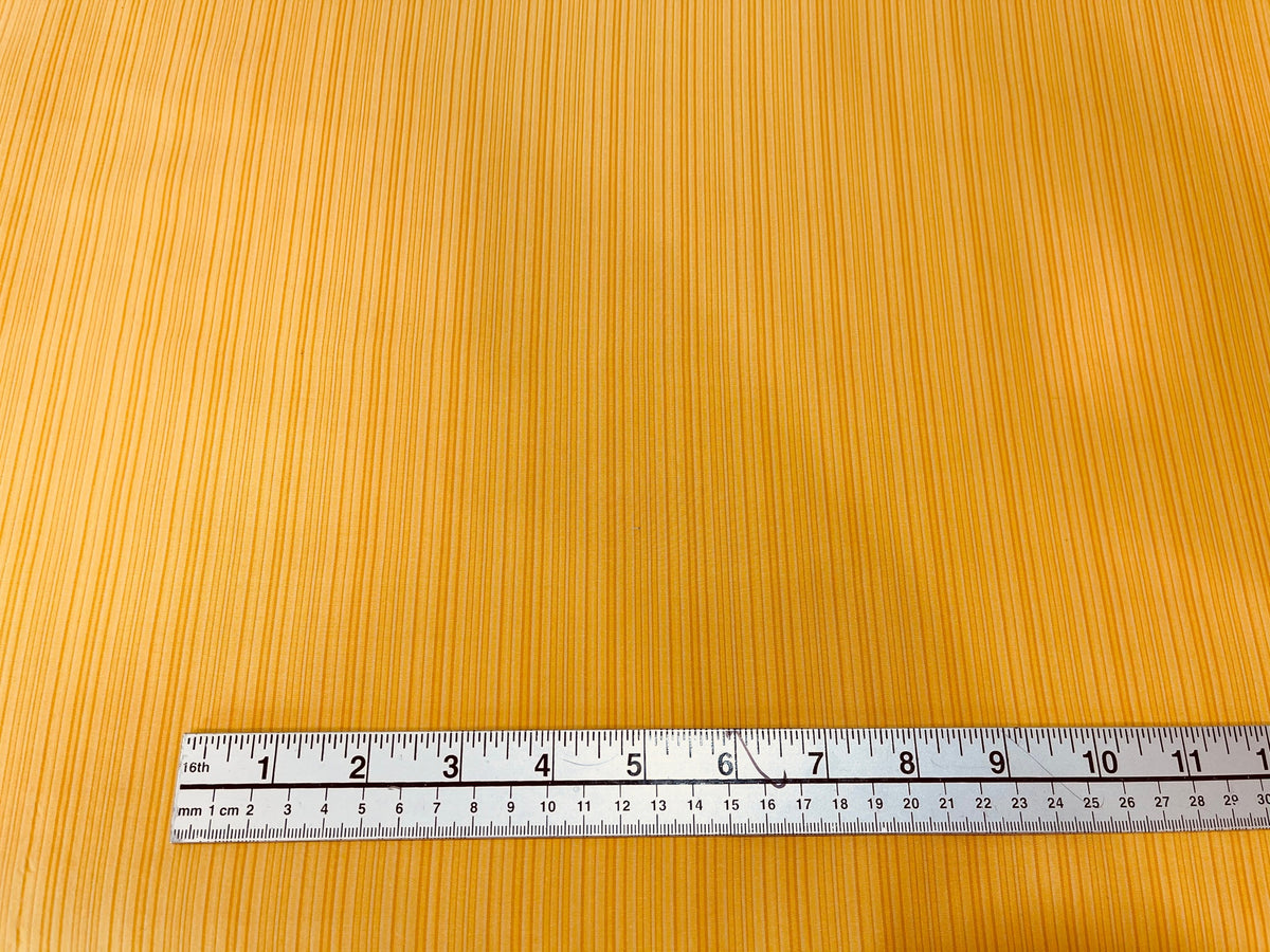 Christopher Norman's Golden Yellow Stripe Silk Taffeta Fabric - The ...